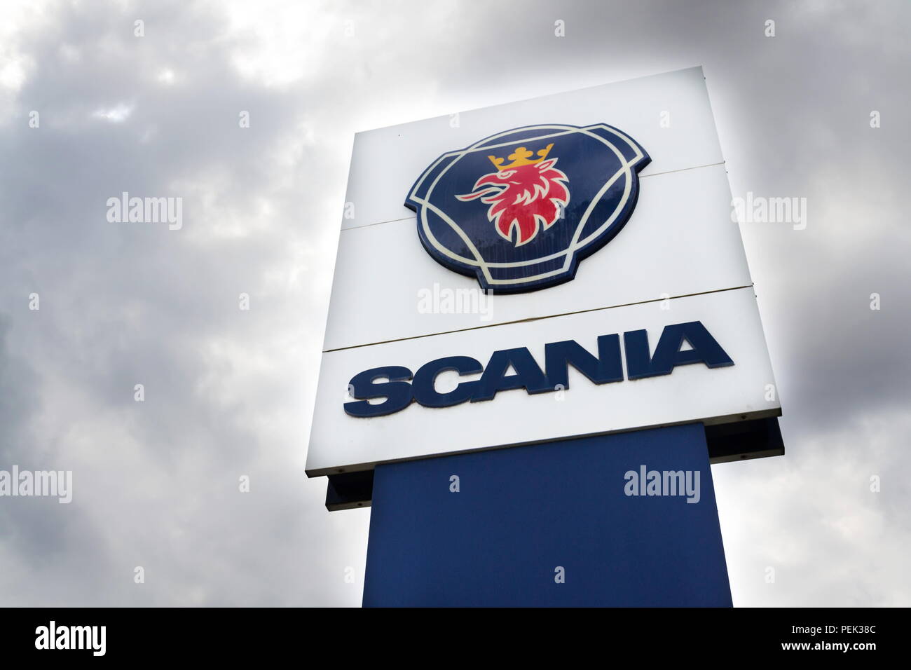 Scania logo hi-res stock photography and images - Alamy