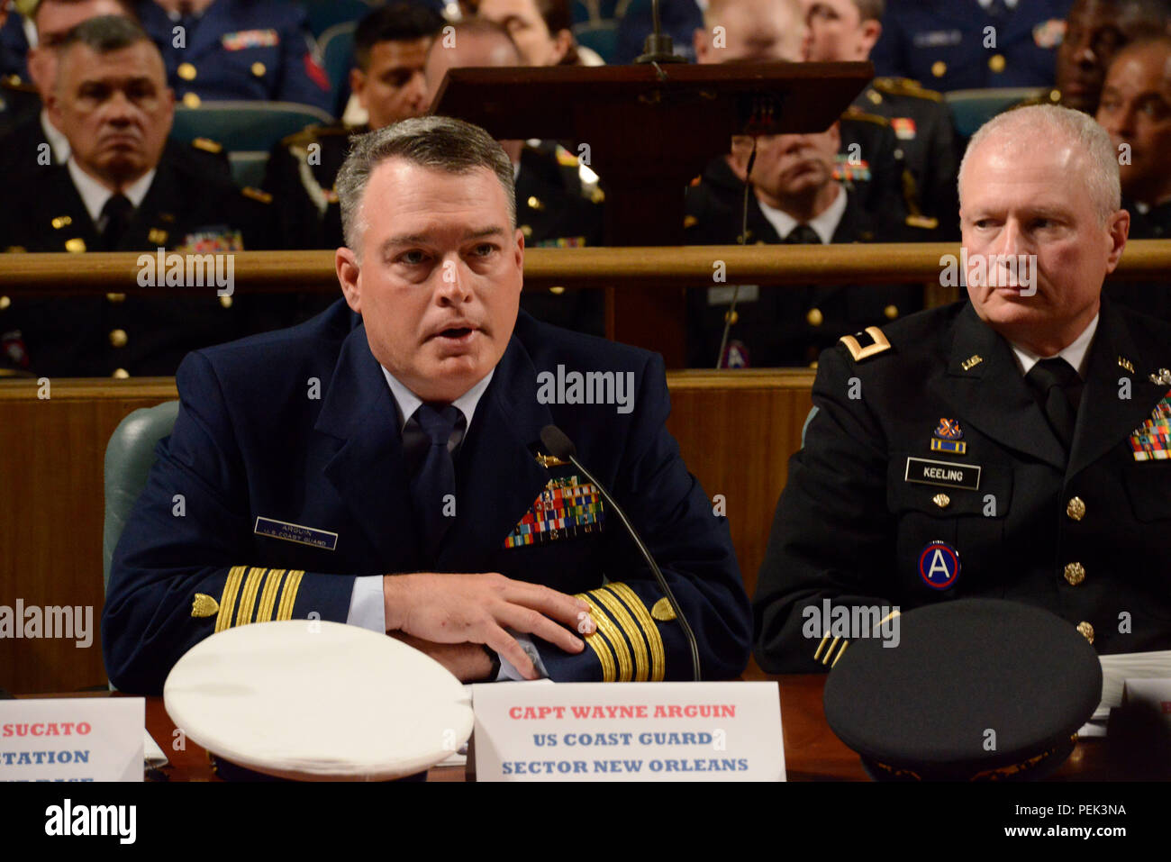 Coast Guard Capt. Wayne Arguin, commander of Coast Guard Sector New ...
