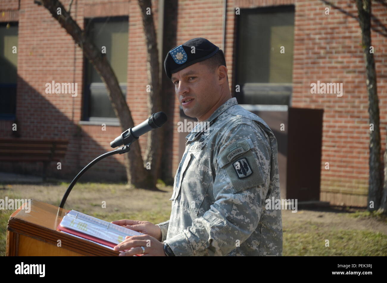 Lt. Col. Brandon Meno, the 3rd Battalion, 27th Field Artillery Regiment ...