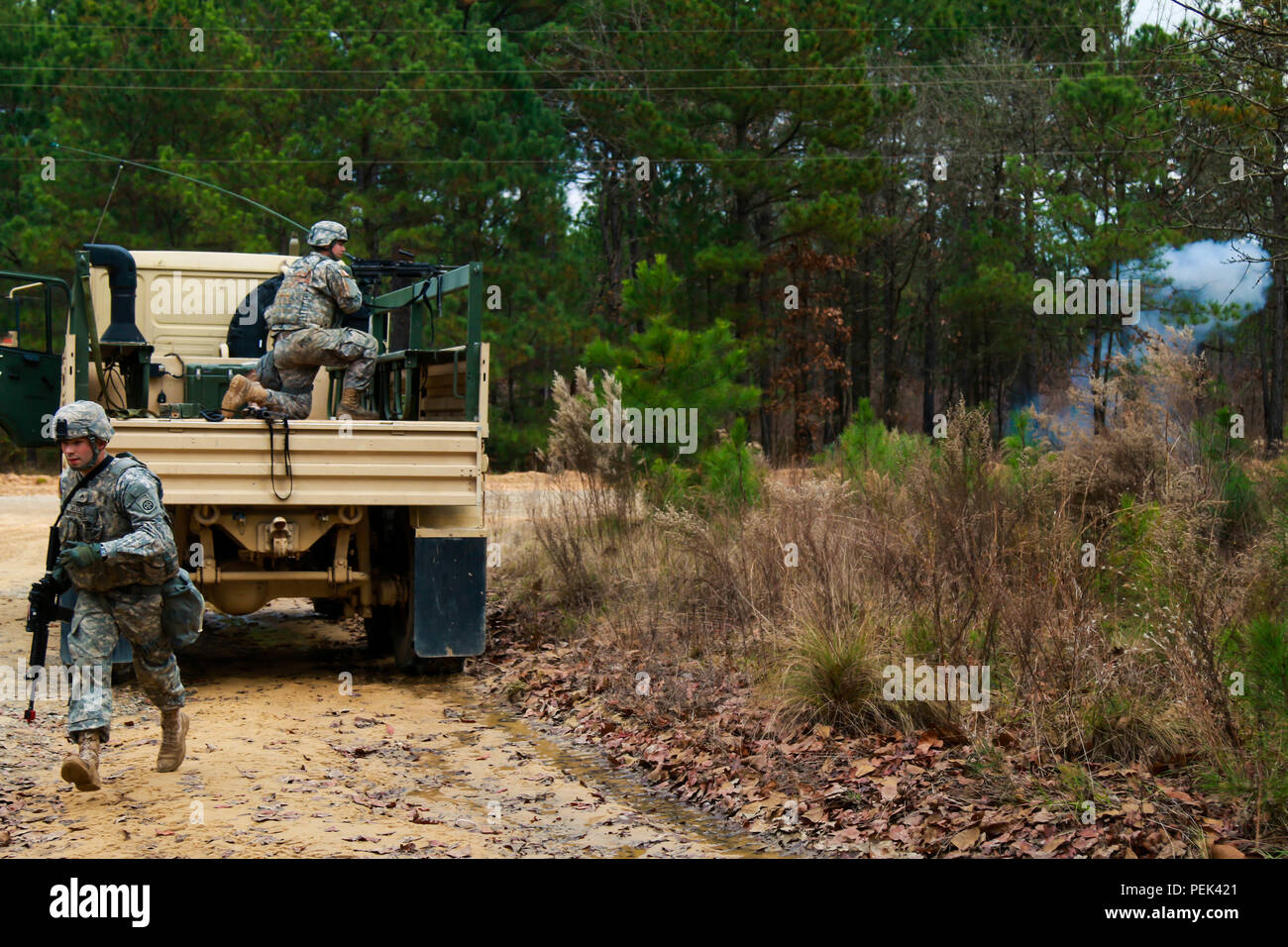 Soldiers from the 122nd Aviation Support Battalion, 82nd Combat ...