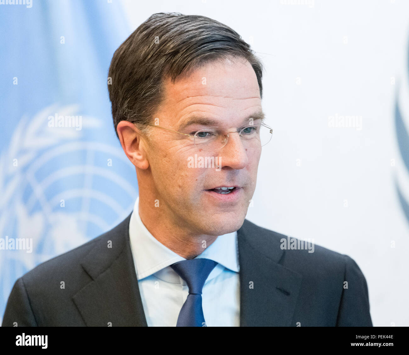 Mark Rutte, Prime Minister, Kingdom of the Netherlands, at the United ...
