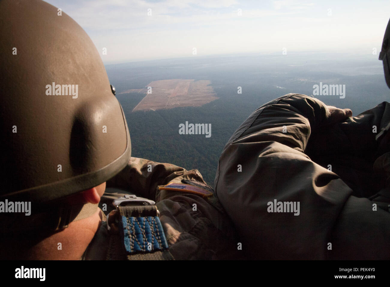 U.S. Army paratroopers conduct an airborne operation during Operation ...