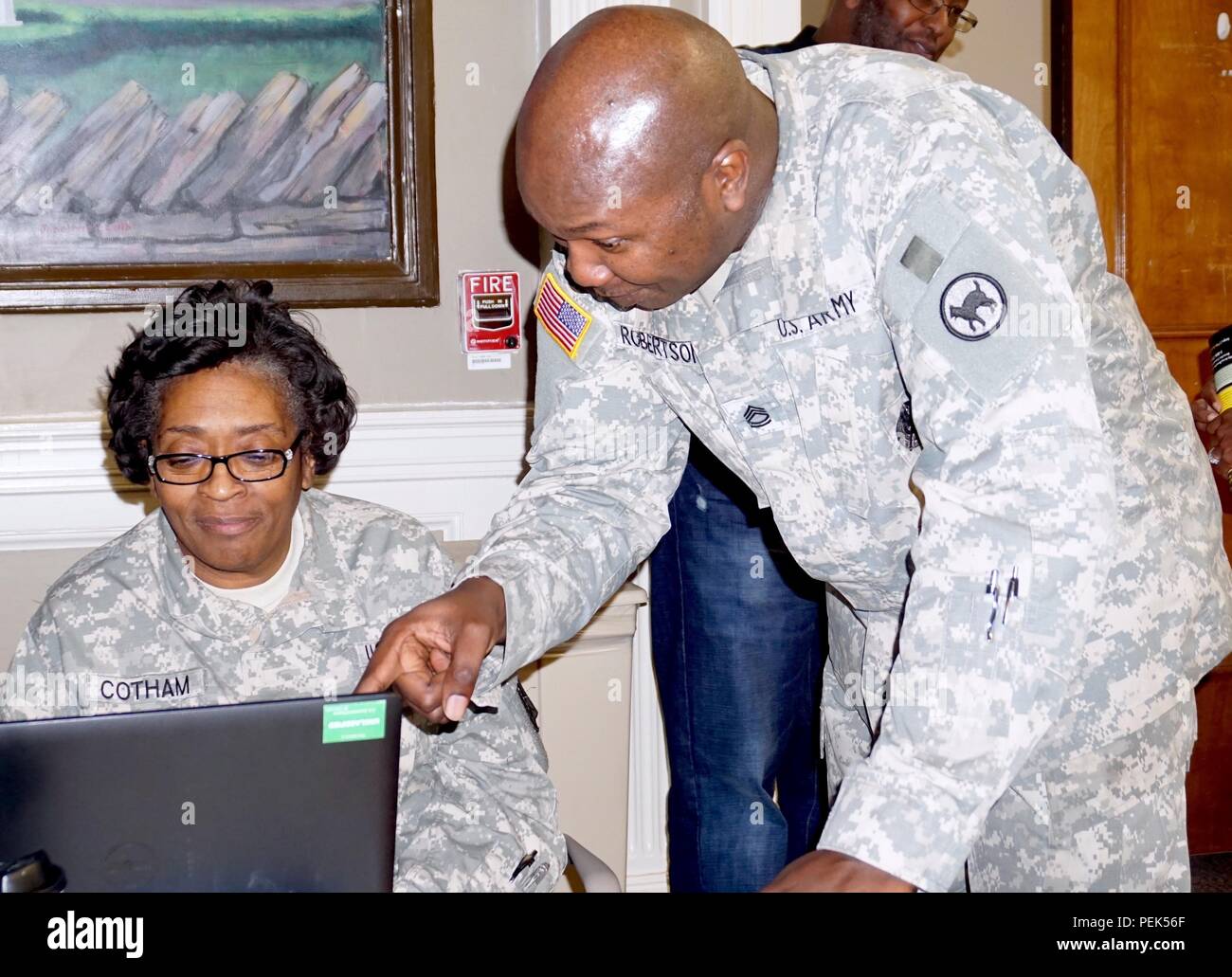 SFC Lloyd Robertson, Retirement Services NCOIC for the 81st Regional ...