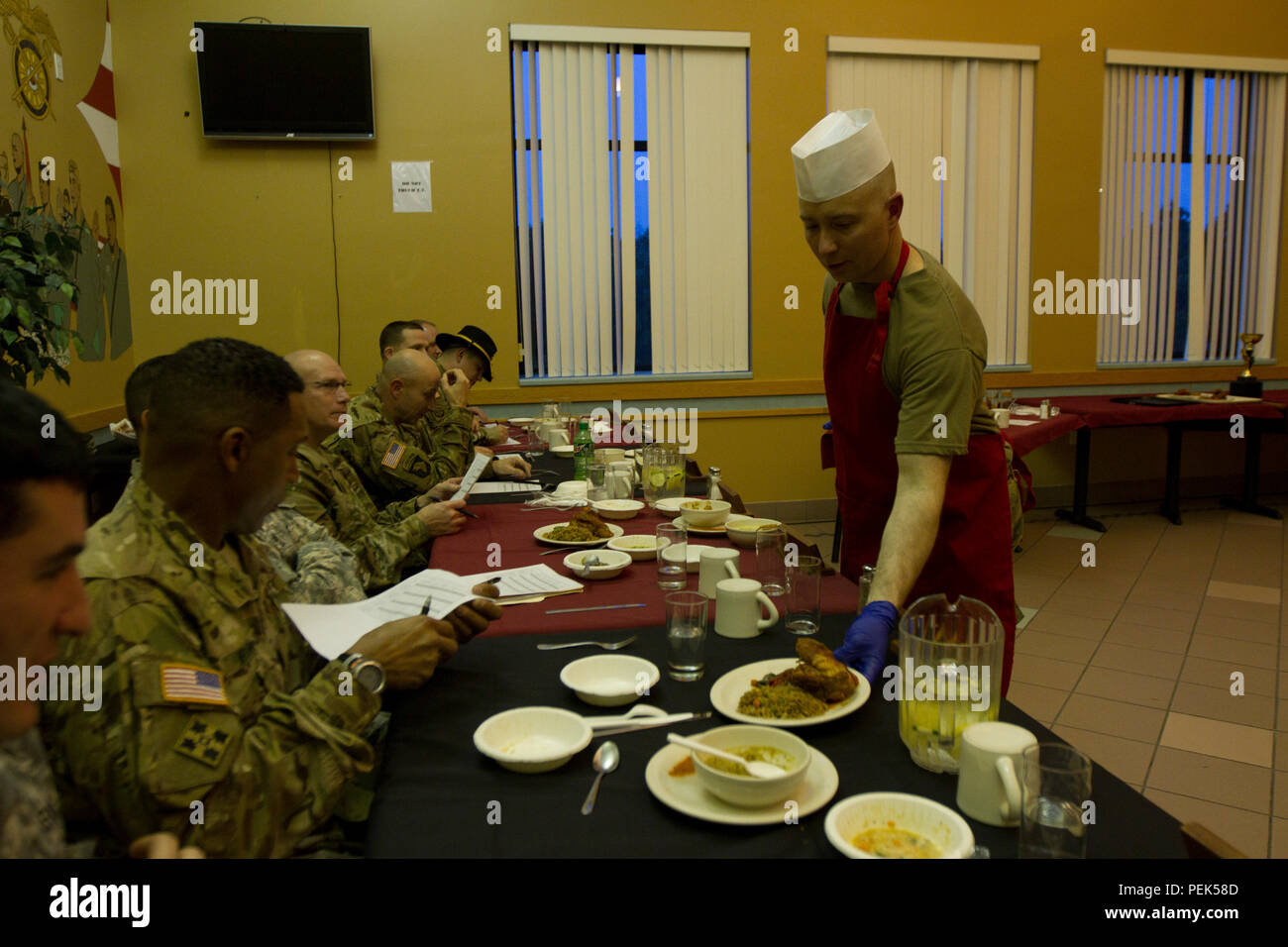 Lt. Col. Michael Baim, commander of the 14th Brigade Engineer Battalion ...