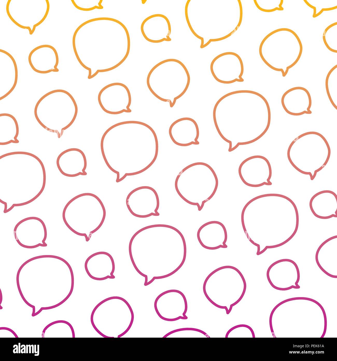 degraded line graphic chat bubble dialogue background Stock Vector ...