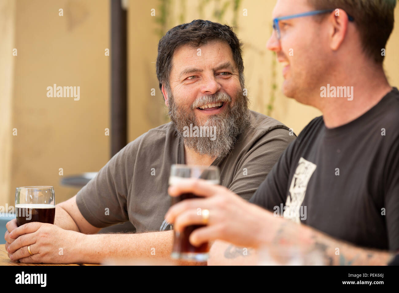 Gary Croft owner of Yorkshire Square Brewery Stock Photo - Alamy