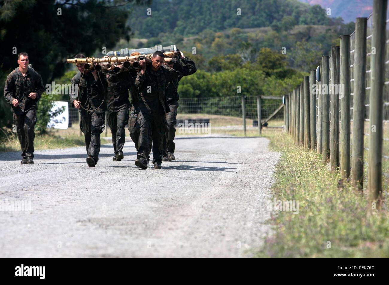 U.S. Marines with 1st Battalion, 2nd Marine Regiment, conduct an ...