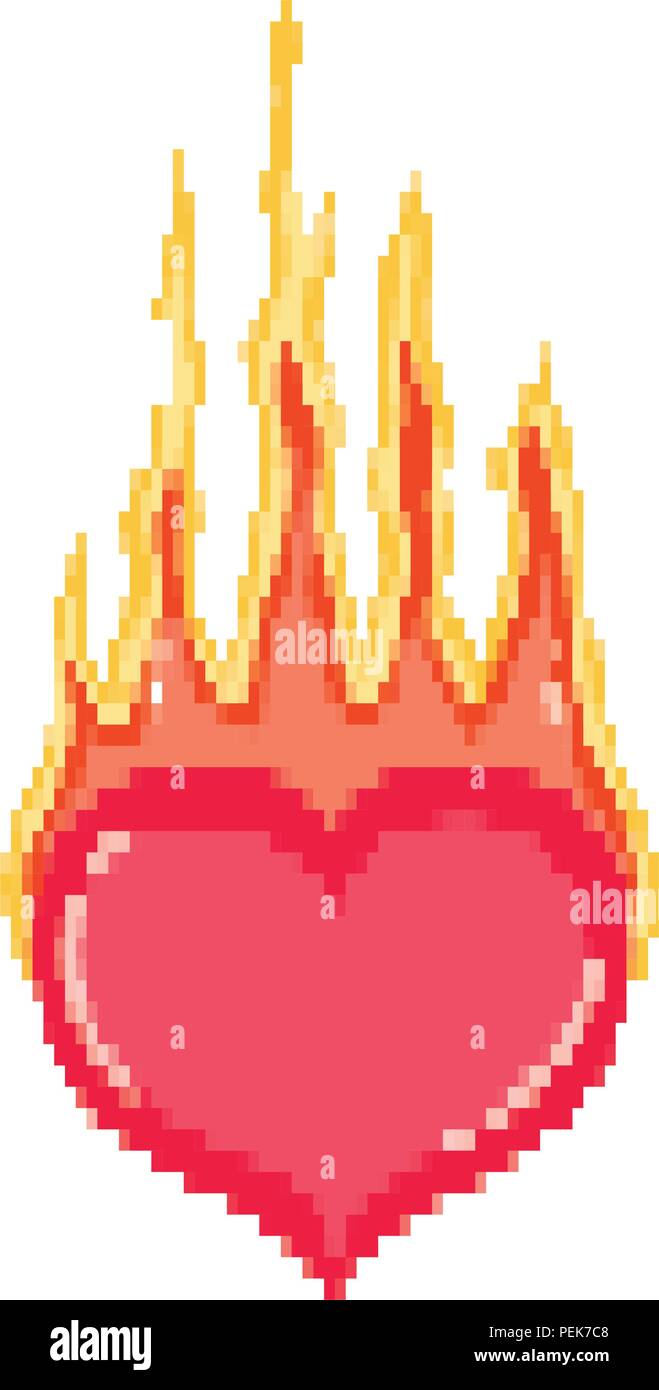 Fired heart hi-res stock photography and images - Alamy