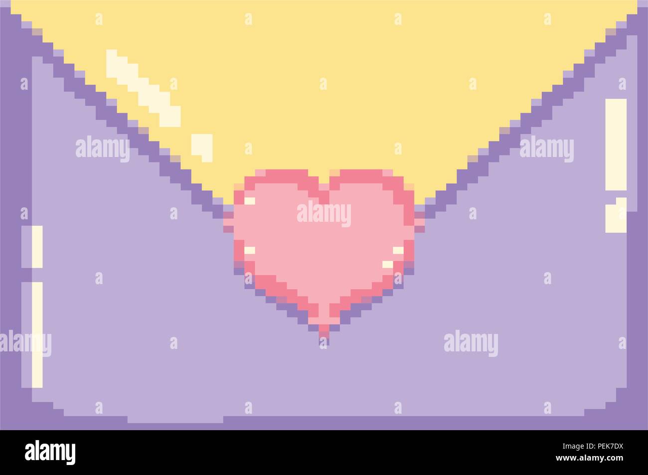 Pixelated love hi-res stock photography and images - Alamy