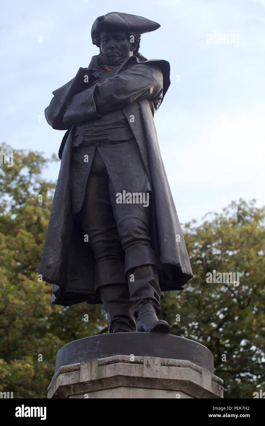 John Howard sculpture Bedford uk Stock Photo - Alamy