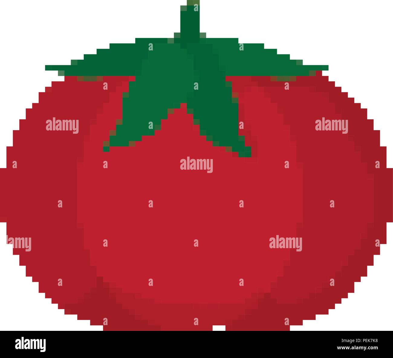 pixelated healthy tomato organic vegetable Stock Vector Image & Art - Alamy