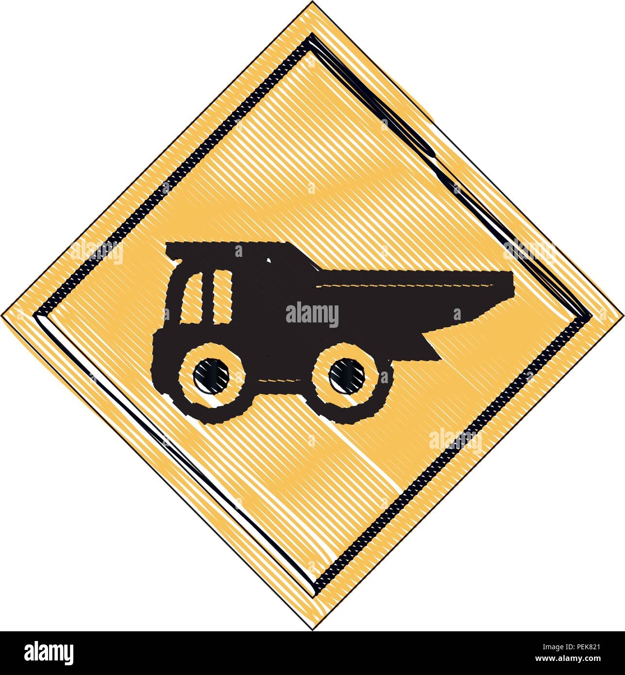 Caution Sign For Truck Stock Photos & Caution Sign For Truck Stock ...