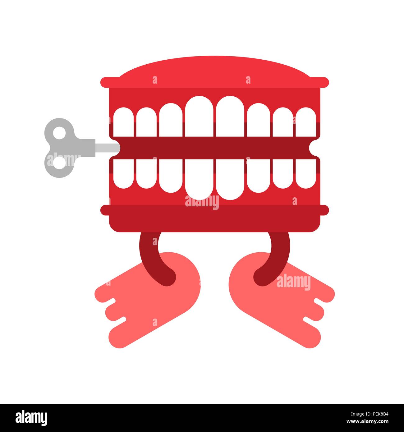 Toy dentures Stock Vector Images - Alamy