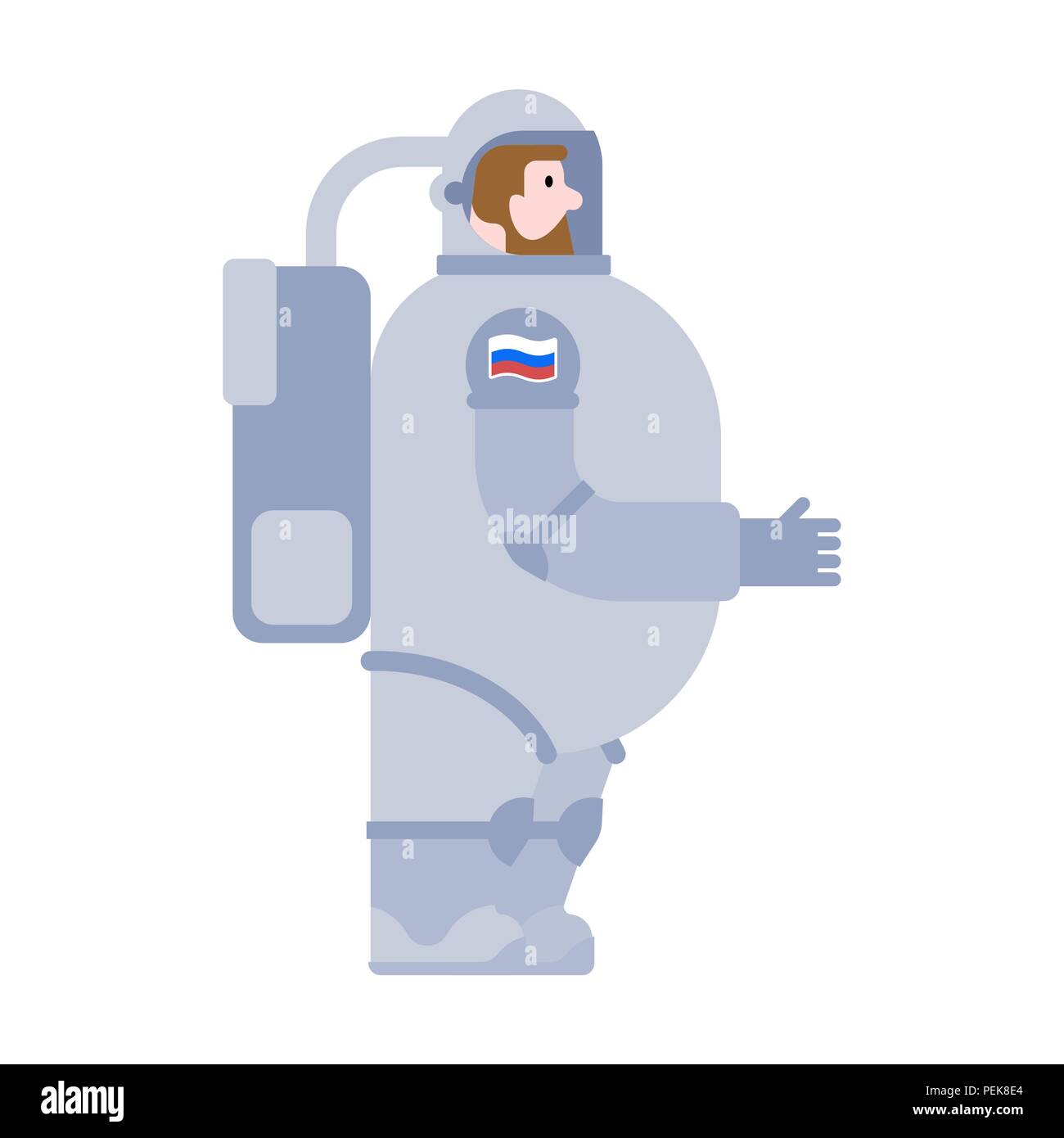 Portrait of male astronaut Stock Vector Images - Alamy