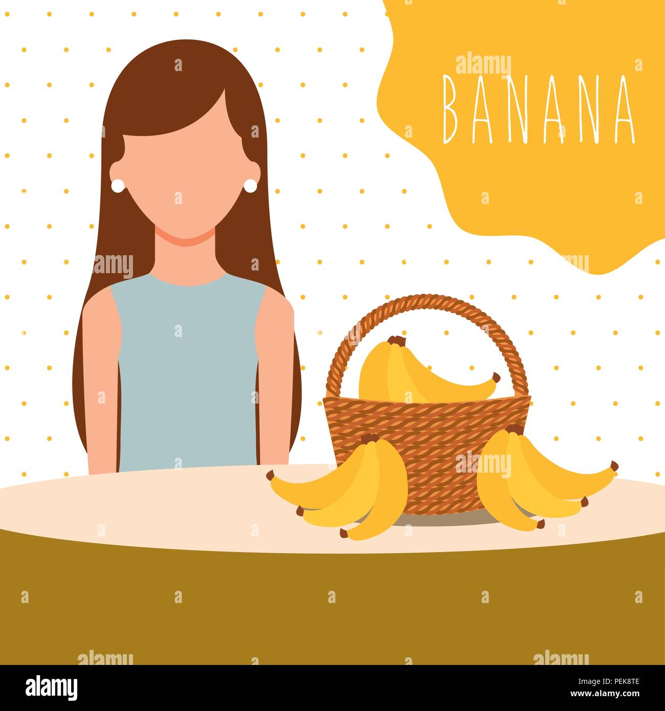 Young banana fruit Stock Vector Images - Alamy