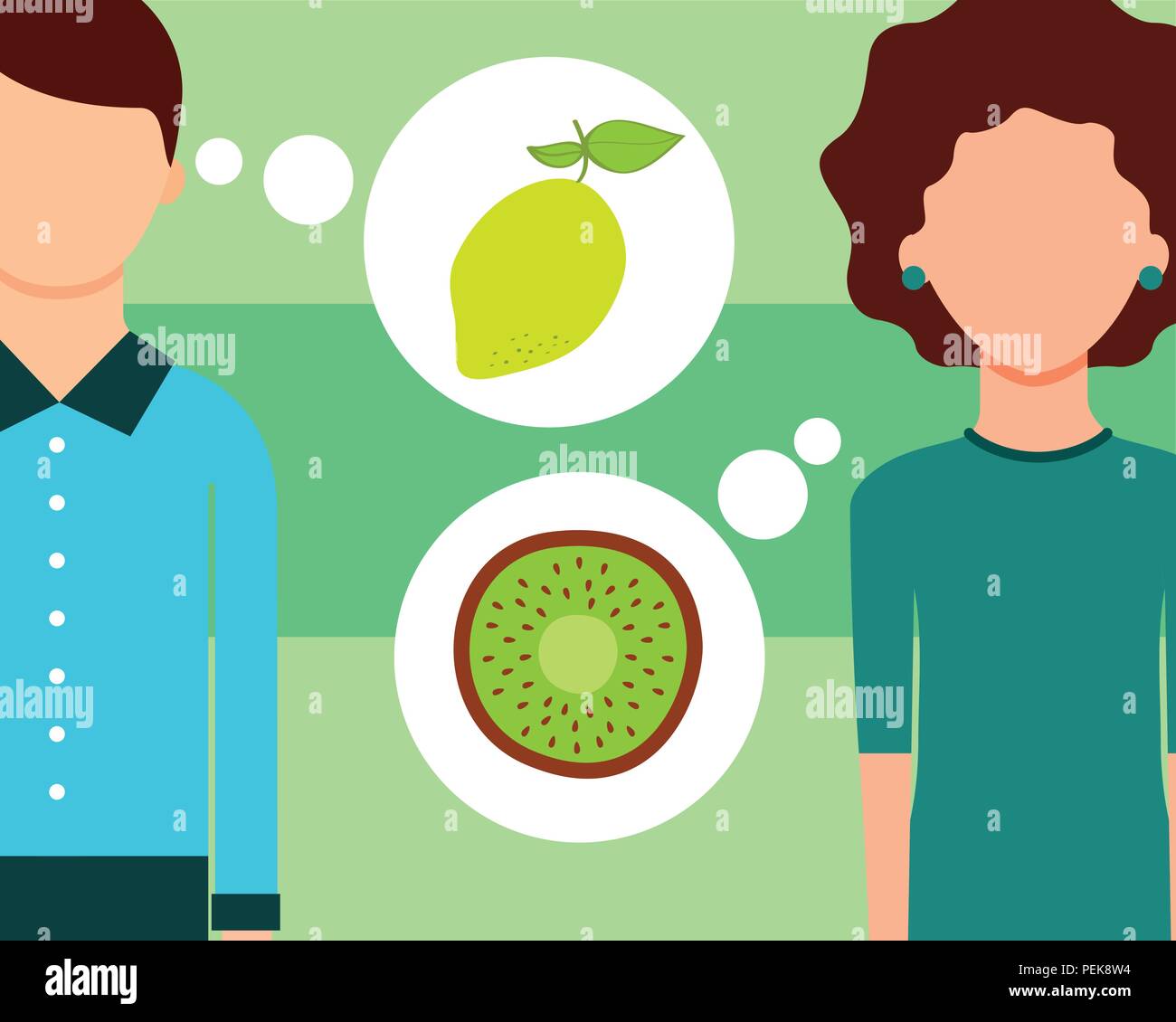 Girl fruit bowl Stock Vector Images - Alamy