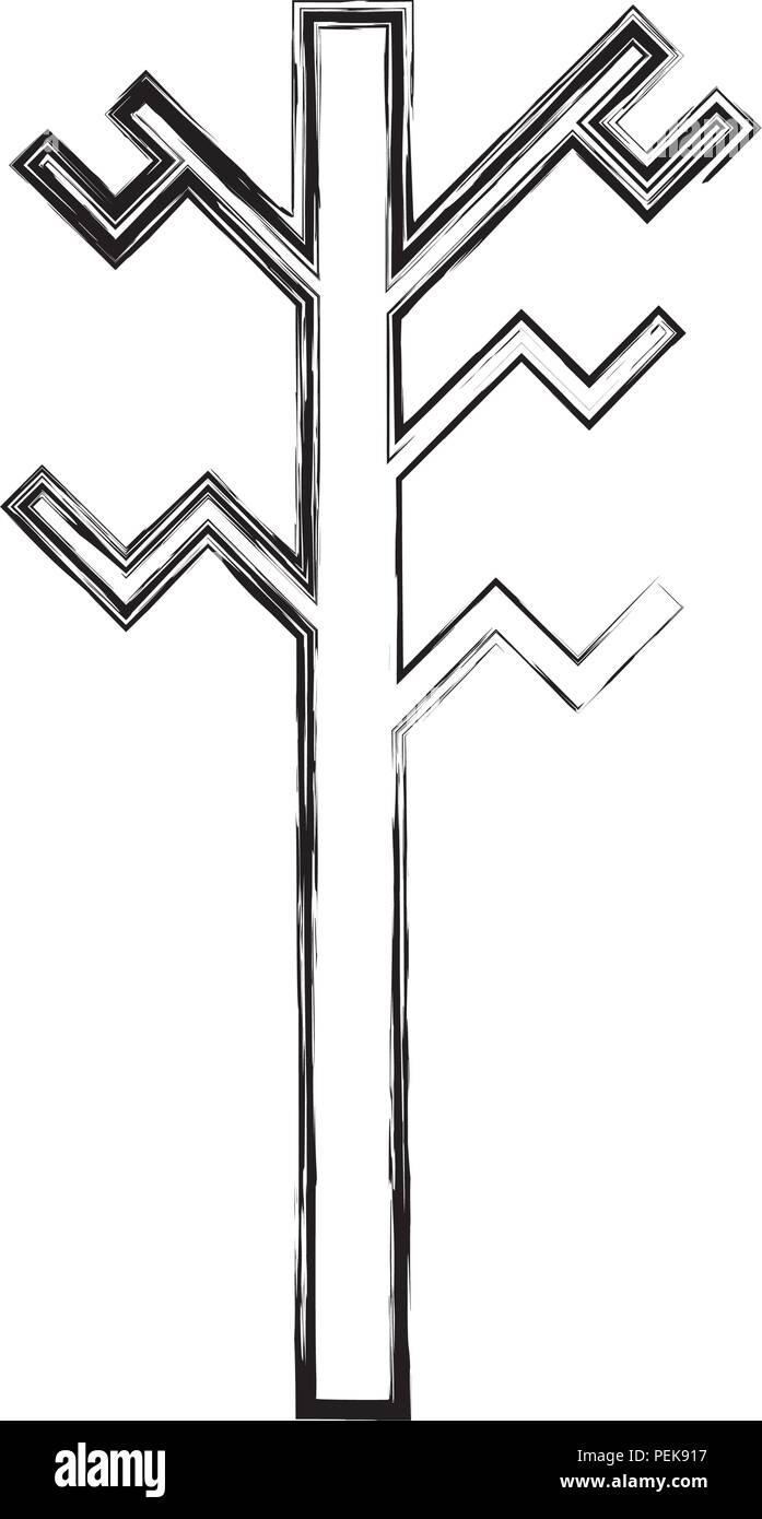 Wooden stalk Stock Vector Images - Alamy