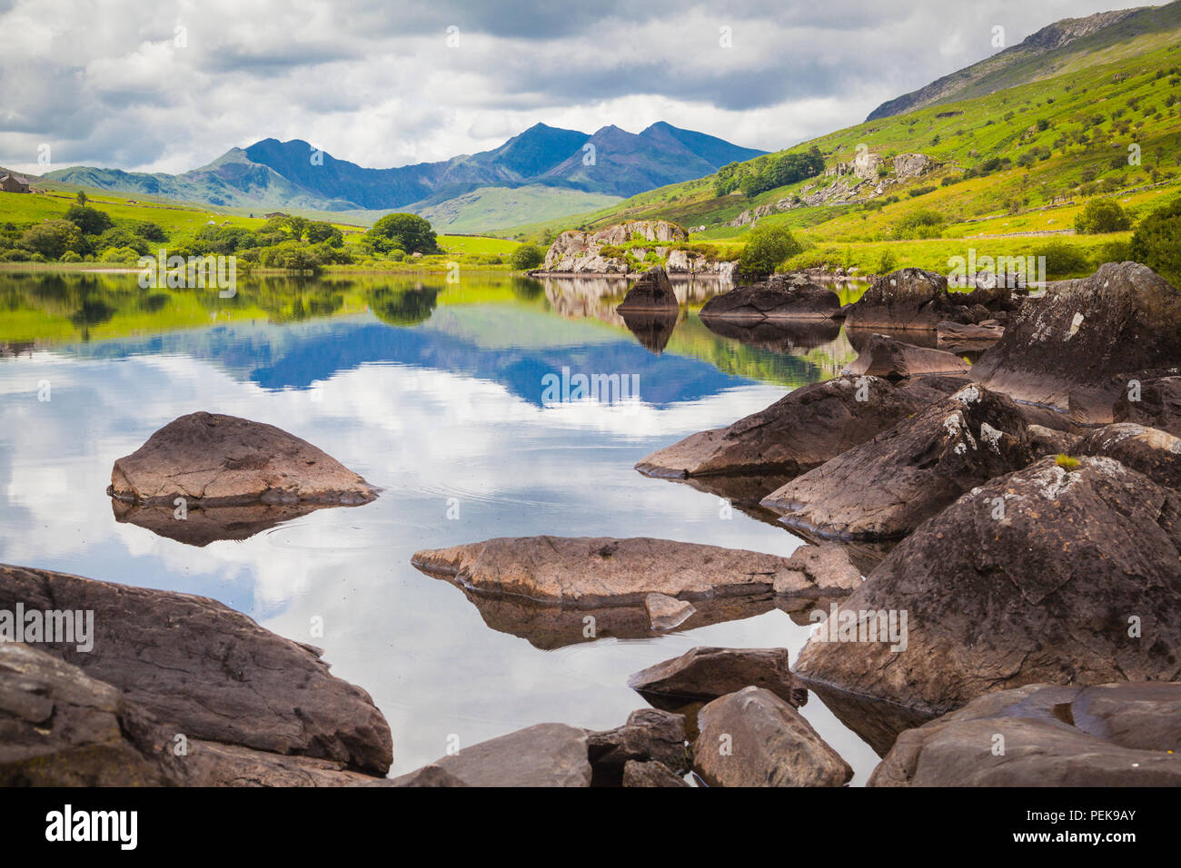 Aerial View Snowdon High Resolution Stock Photography and Images - Alamy
