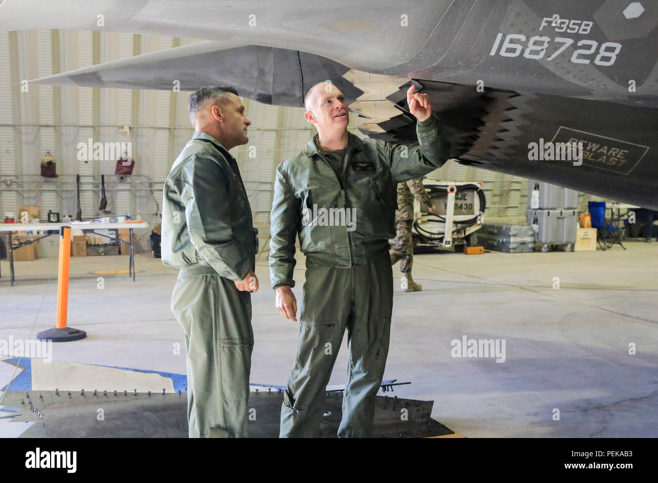 U.S. Marine Maj. Gen. Michael Rocco, left, Commanding General 3d Marine ...