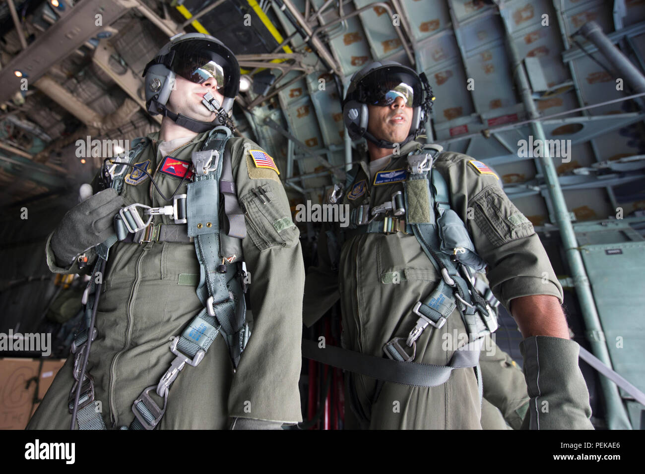 (Left to right) Staff Sgt. Joel Powell, 374th Operations Support ...