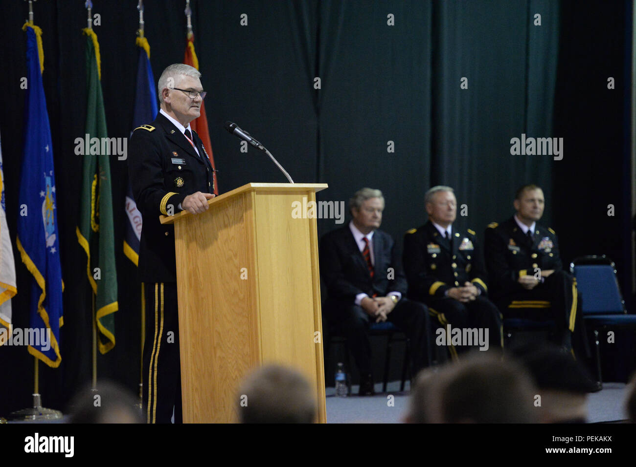 From left to right U.S. Army Maj. Gen. David Sprynczynatyk, the ...