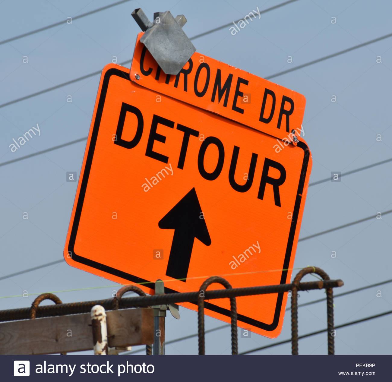 Detour Sign Stock Photos & Detour Sign Stock Images - Alamy