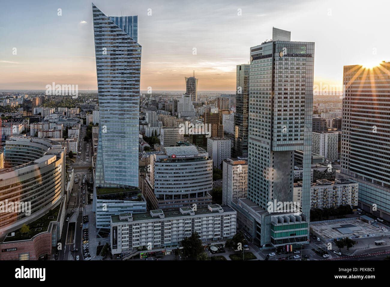 Warsaw tallest building hi-res stock photography and images - Alamy