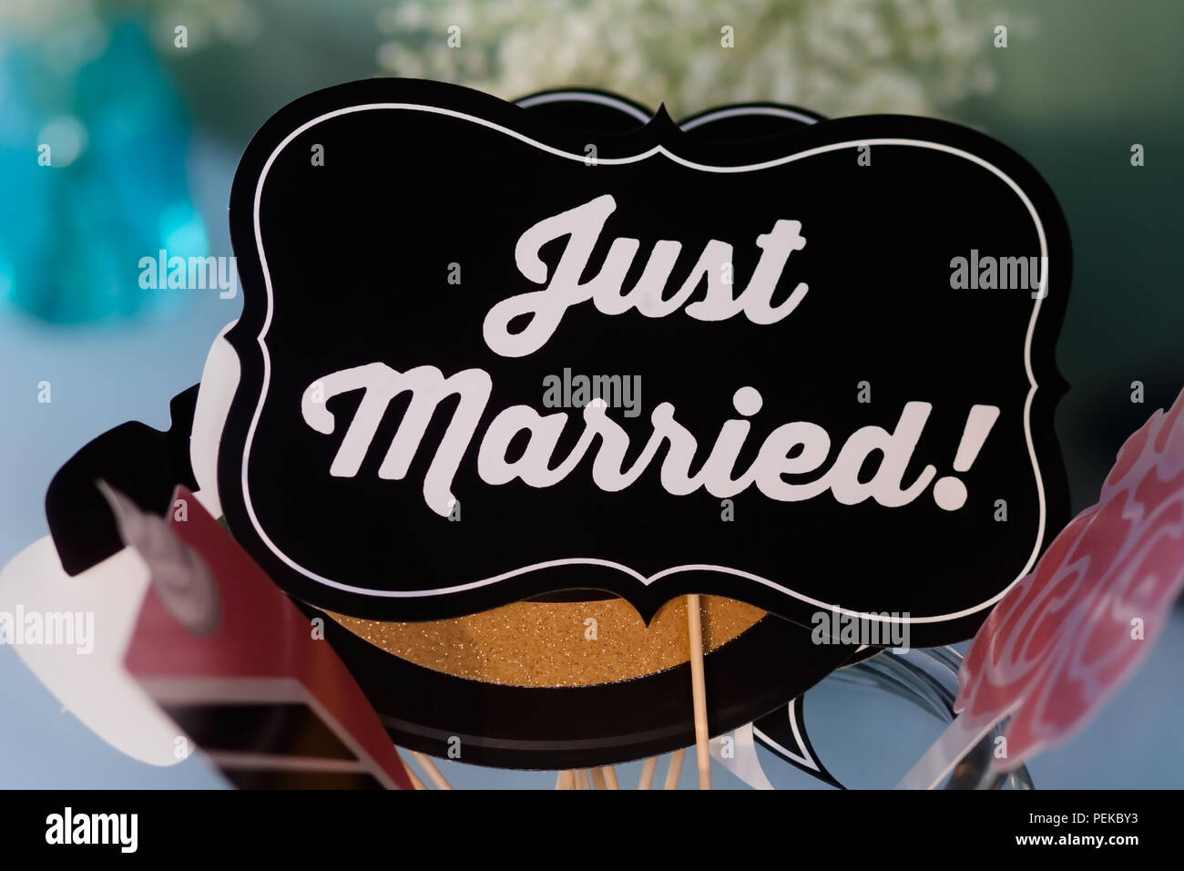 Wedding Reception Table Display Stock Photo - Alamy