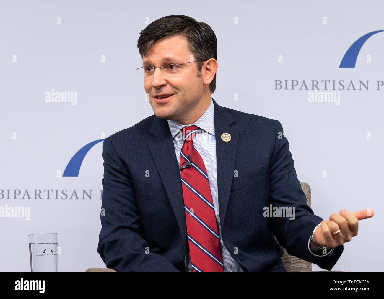 Representative Mike Johnson (R) of Louisiana speaking at the Restoring ...