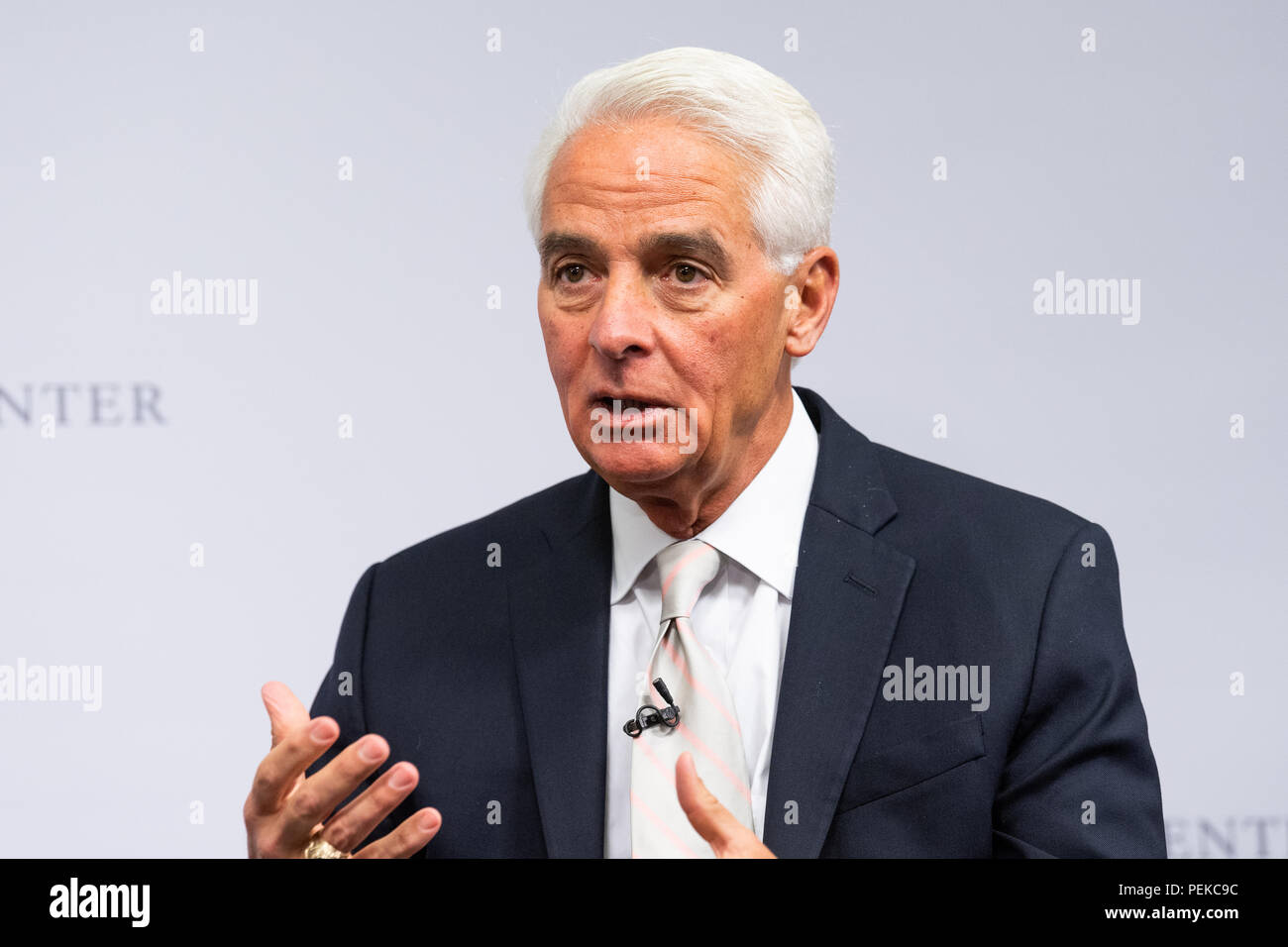 Representative Charlie Crist (D) of Florida speaking at the Restoring ...