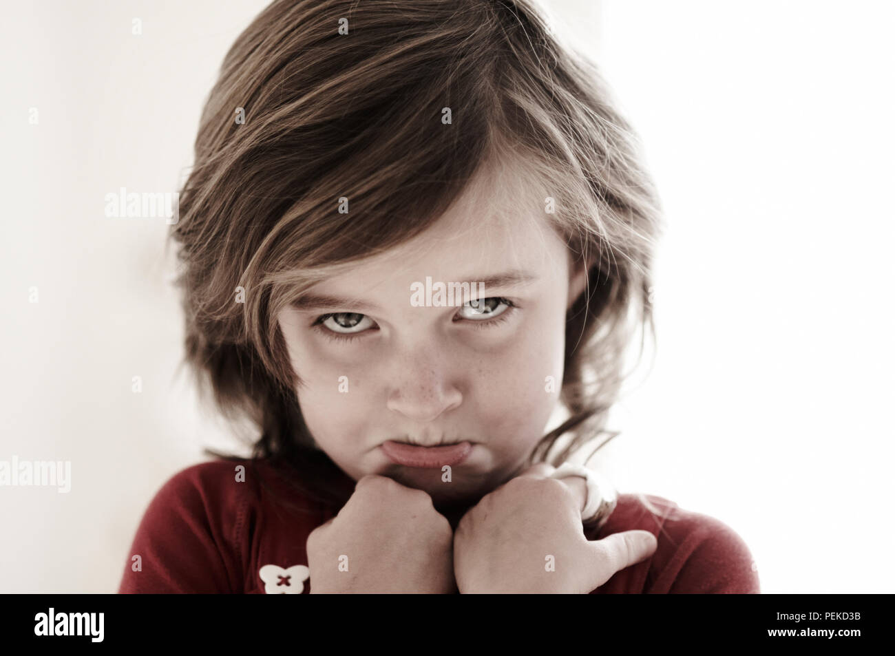 Annoyed pout hi-res stock photography and images - Alamy