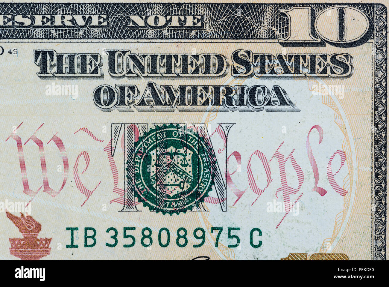 Ten dollar bill hi-res stock photography and images - Alamy