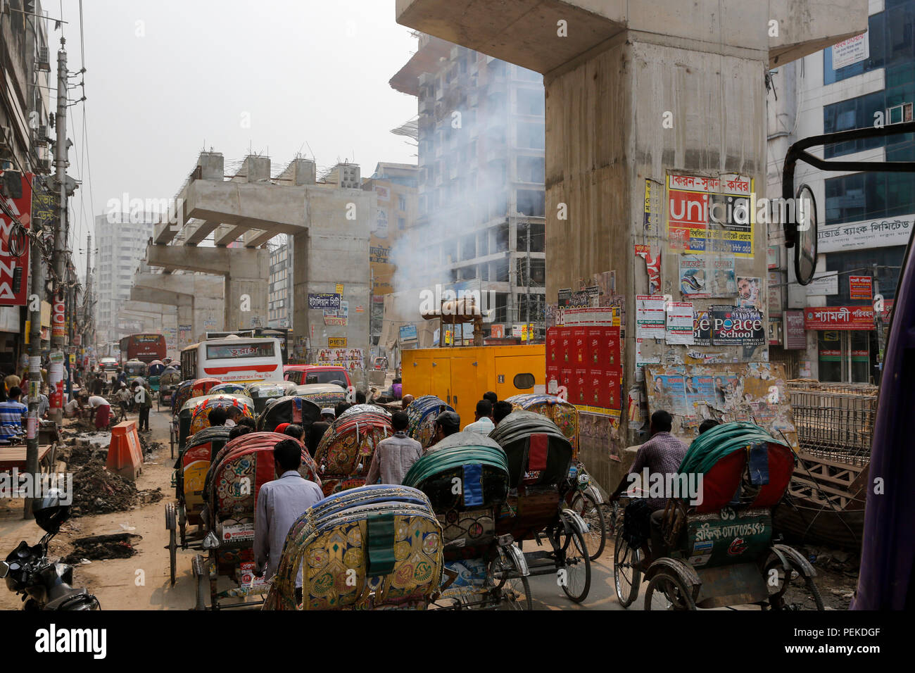 Transportation infrastructure of dhaka bangladesh hi-res stock ...
