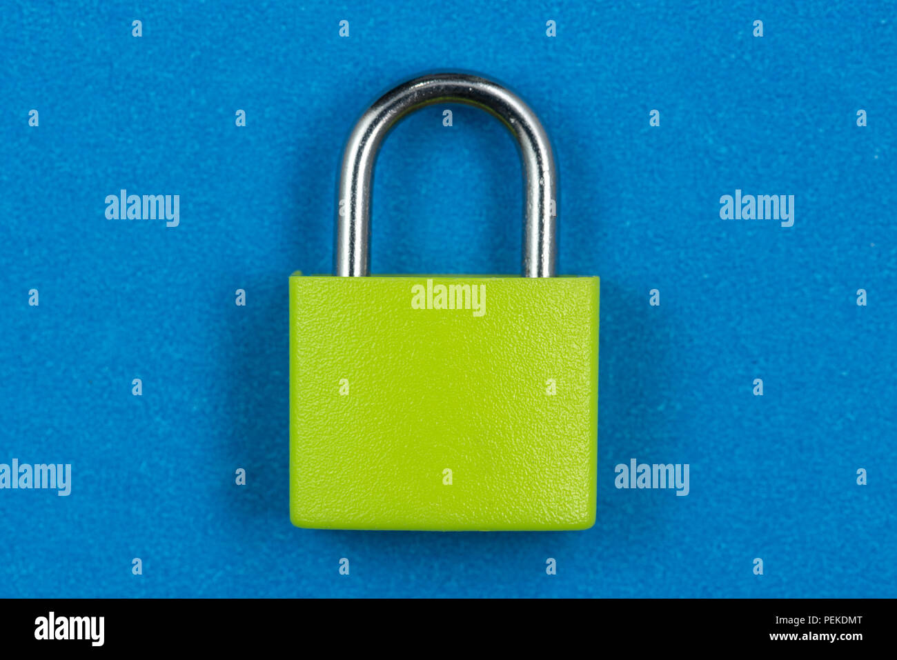 Blue pad lock hi-res stock photography and images - Alamy