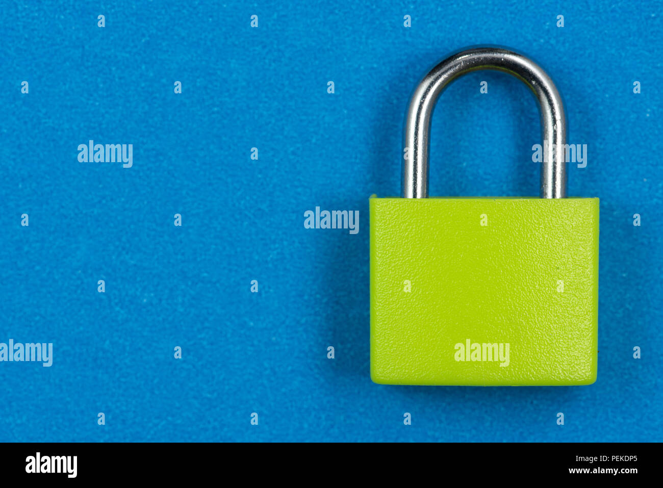 Blue pad lock hi-res stock photography and images - Alamy