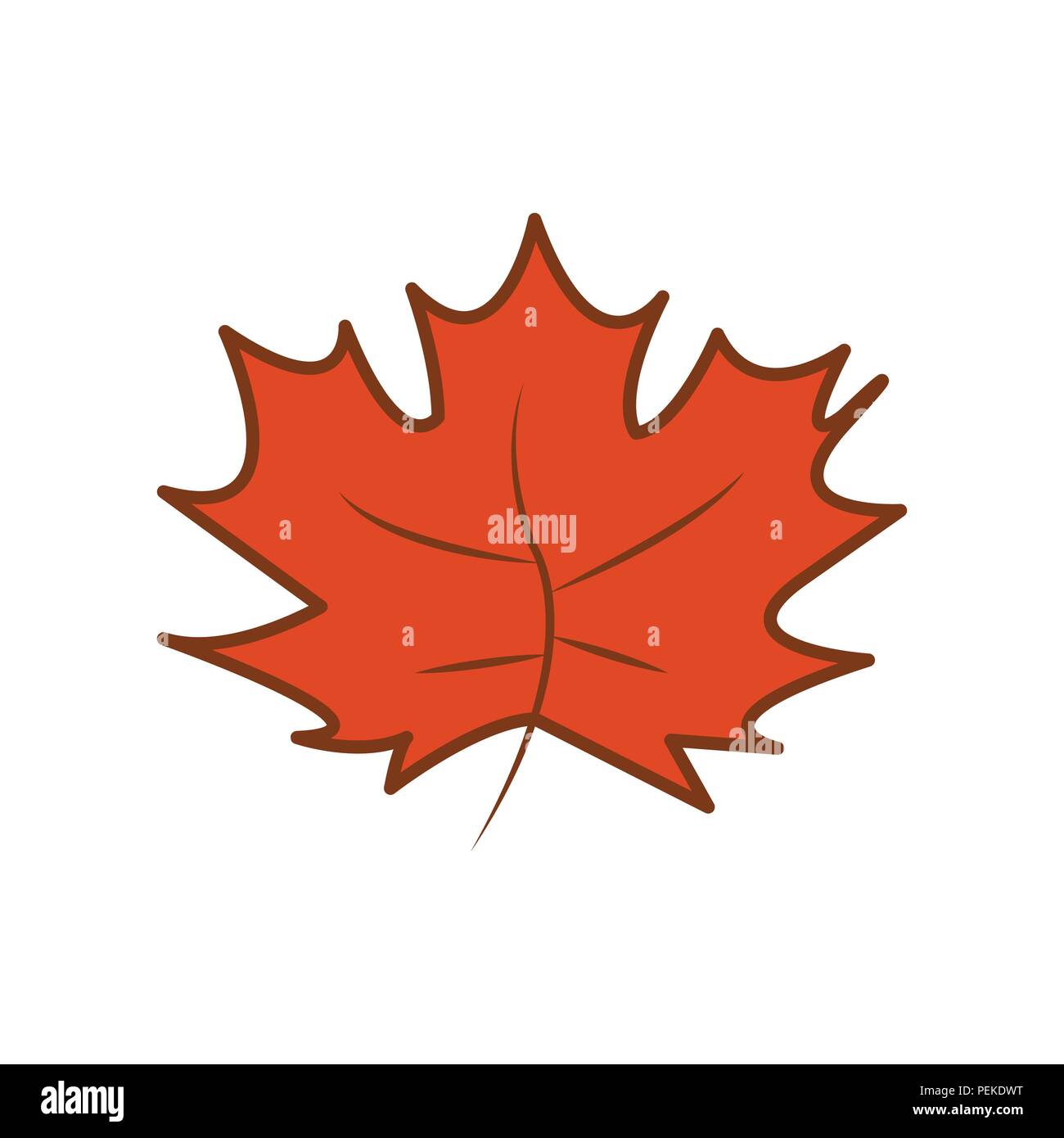Cartoon Maple Leaf