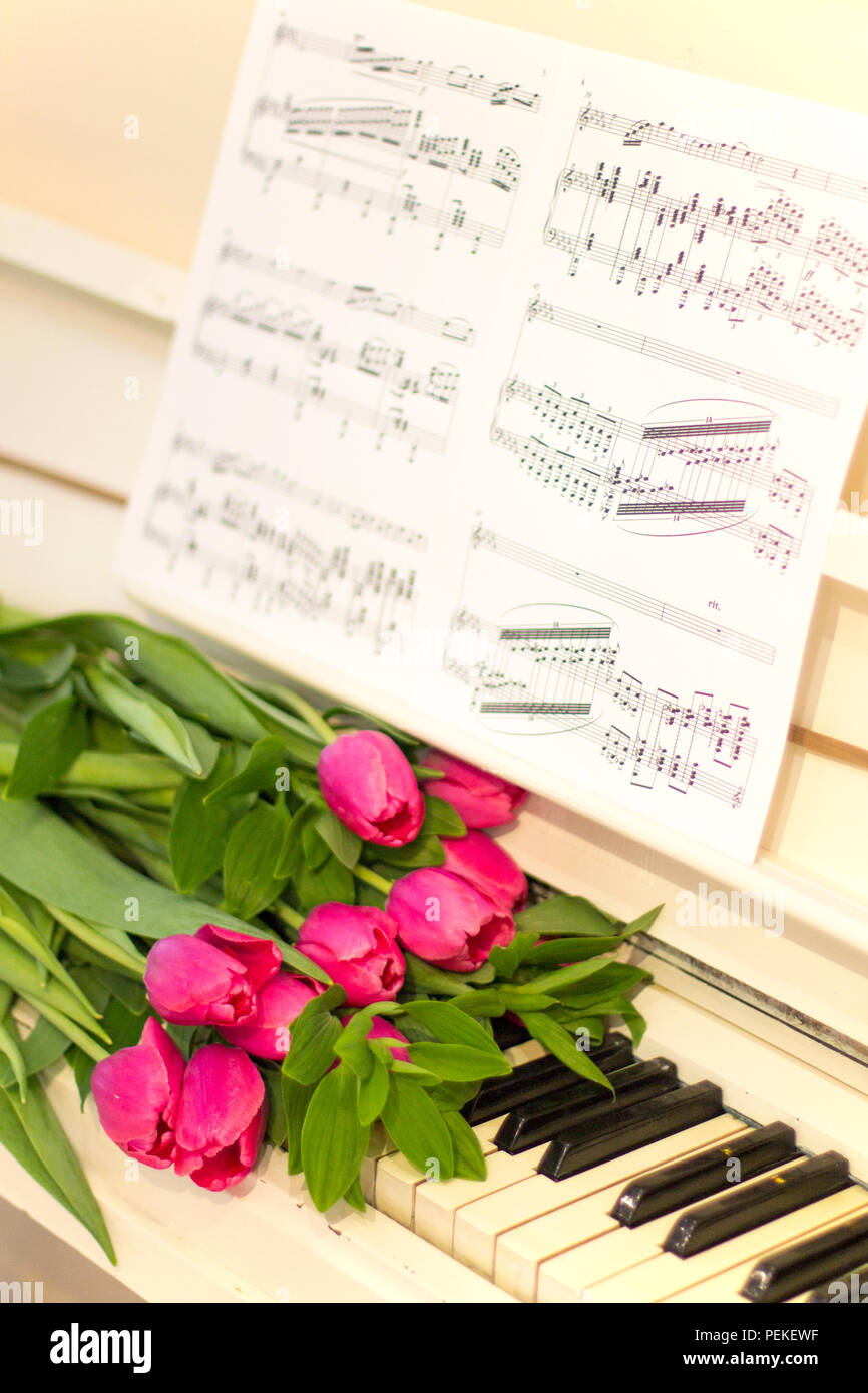 Musical flower arrangement hi-res stock photography and images - Alamy