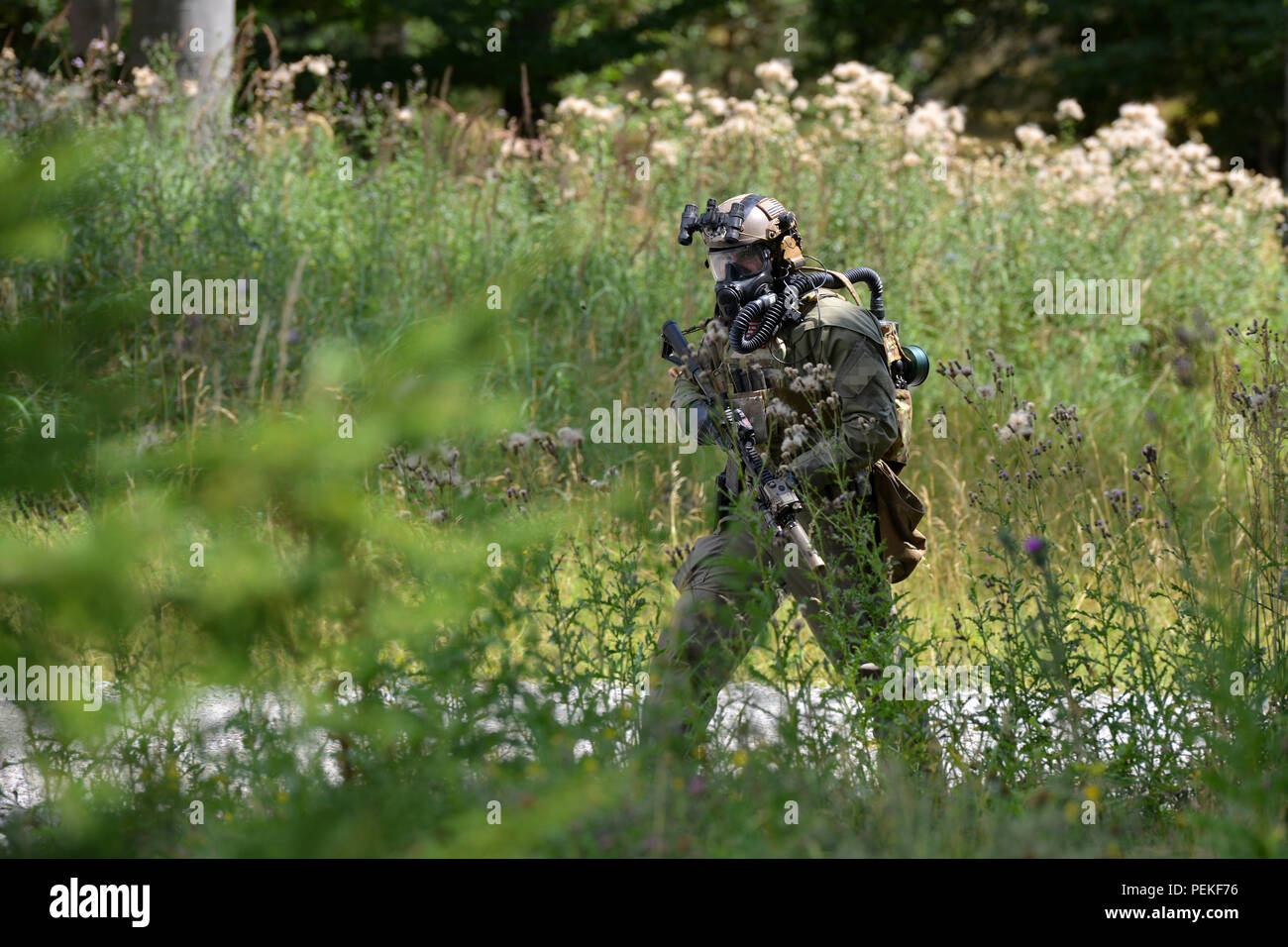 A U.S. Army Special Operations Forces Soldier participates in a ...