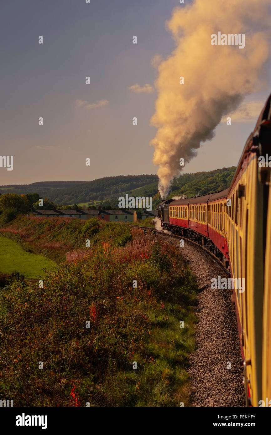 Steam train journey from Grosmont to Pickering on the North York Moors ...