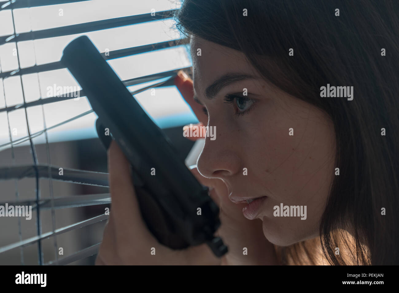 Gun window hi-res stock photography and images - Alamy