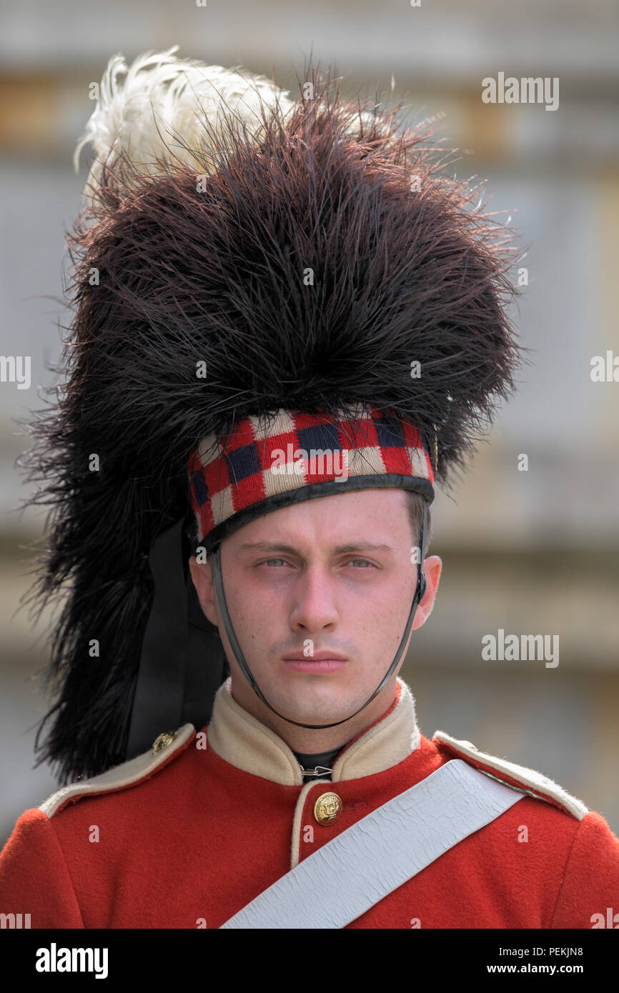 Sentry at the entrance gate to the Halifax Citadel National Historic ...