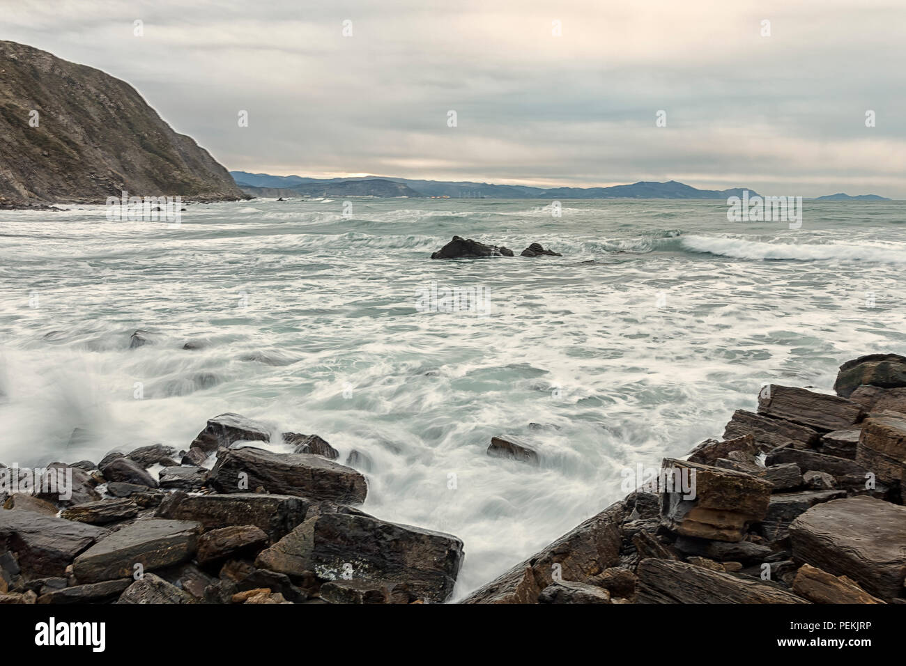 Barrika beach hi-res stock photography and images - Alamy