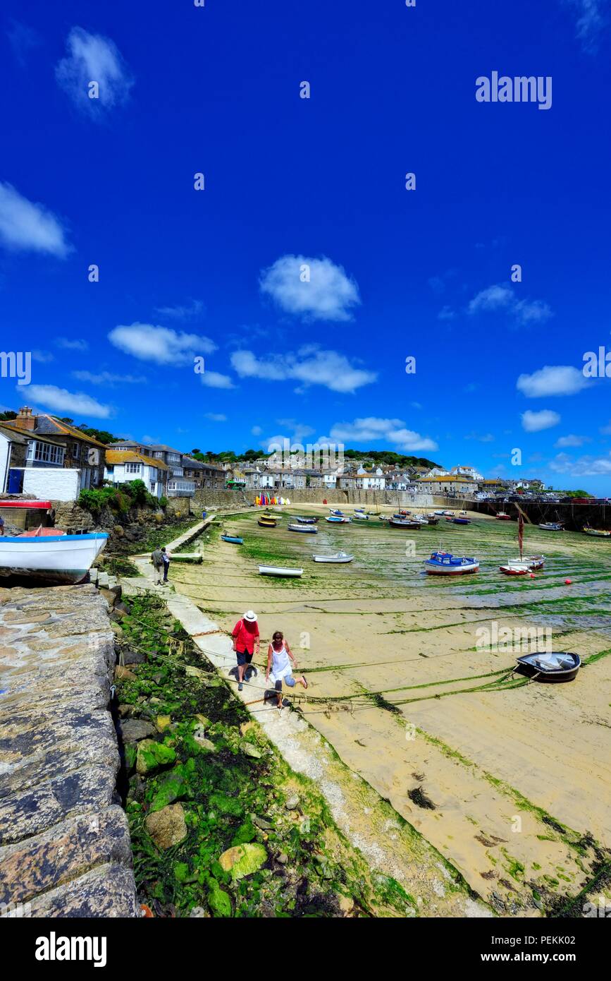 Mousehole, fishing village,Cornwall,England,UK Stock Photo - Alamy
