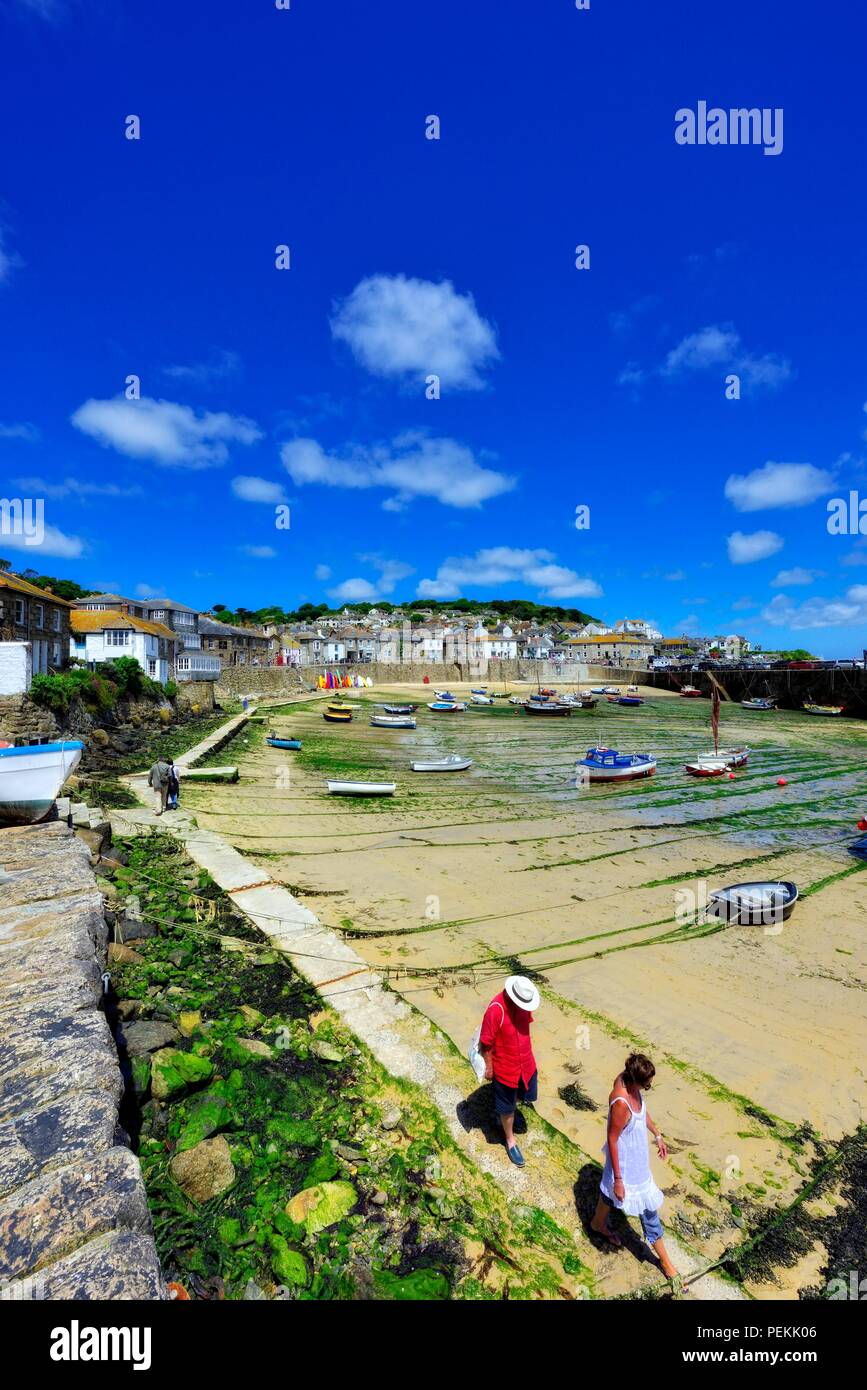 Mousehole, fishing village,Cornwall,England,UK Stock Photo - Alamy