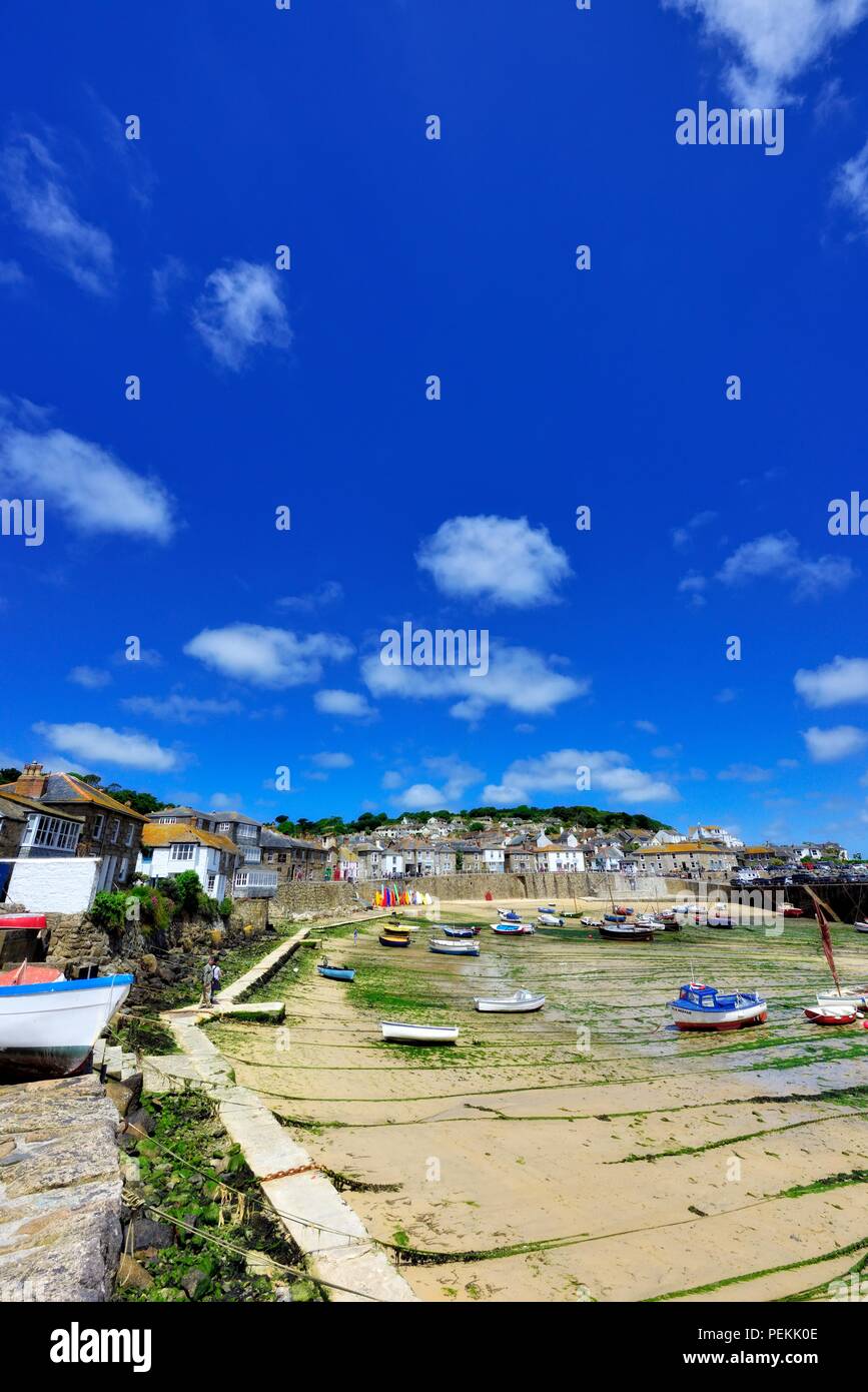 Mousehole, fishing village,Cornwall,England,UK Stock Photo - Alamy