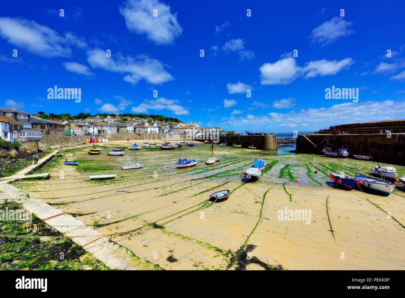 Mousehole, fishing village,Cornwall,England,UK Stock Photo - Alamy