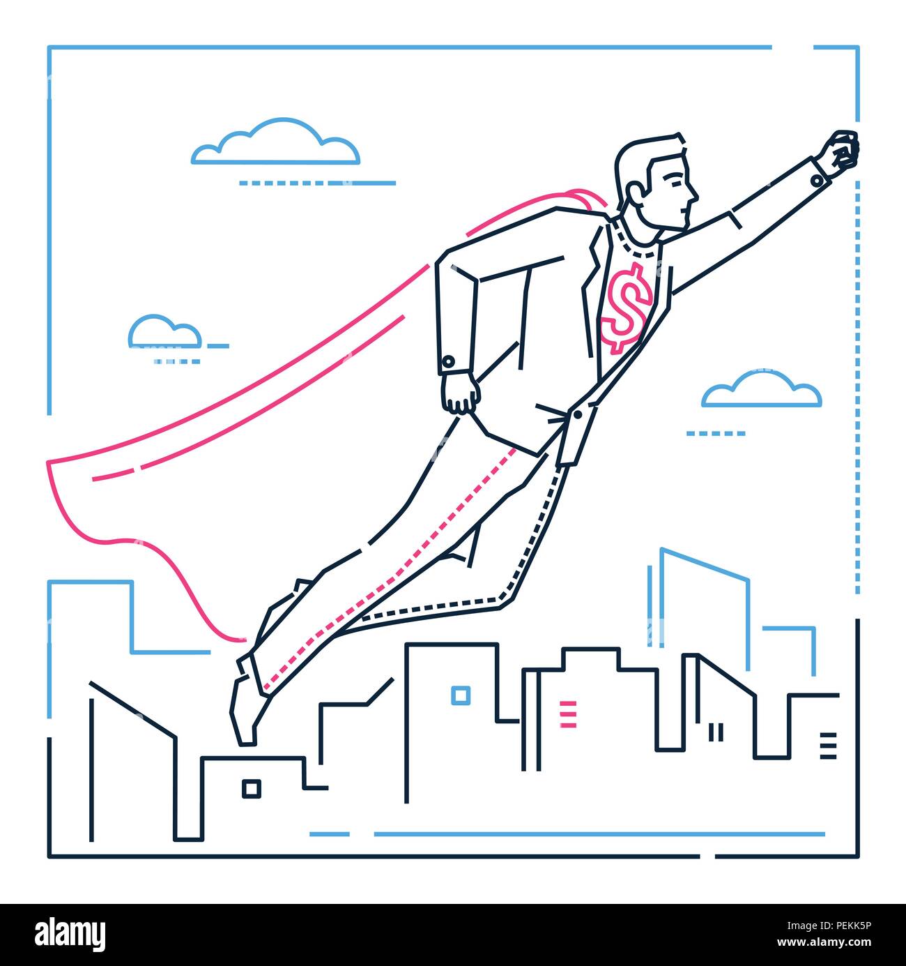 White super power Stock Vector Images - Alamy