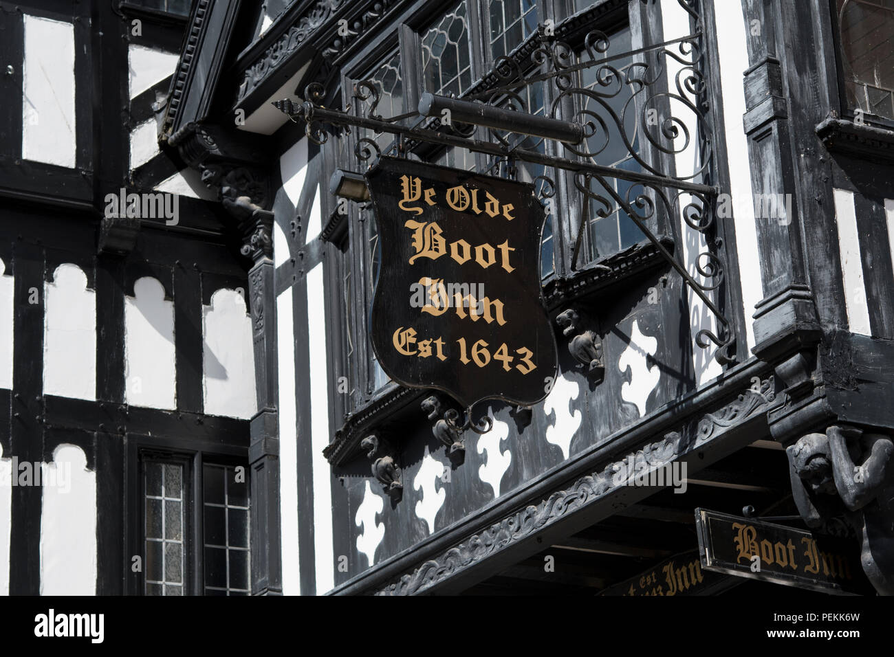 Ye Olde Boot Inn situated on the Rows in Eastgate Street in the ...