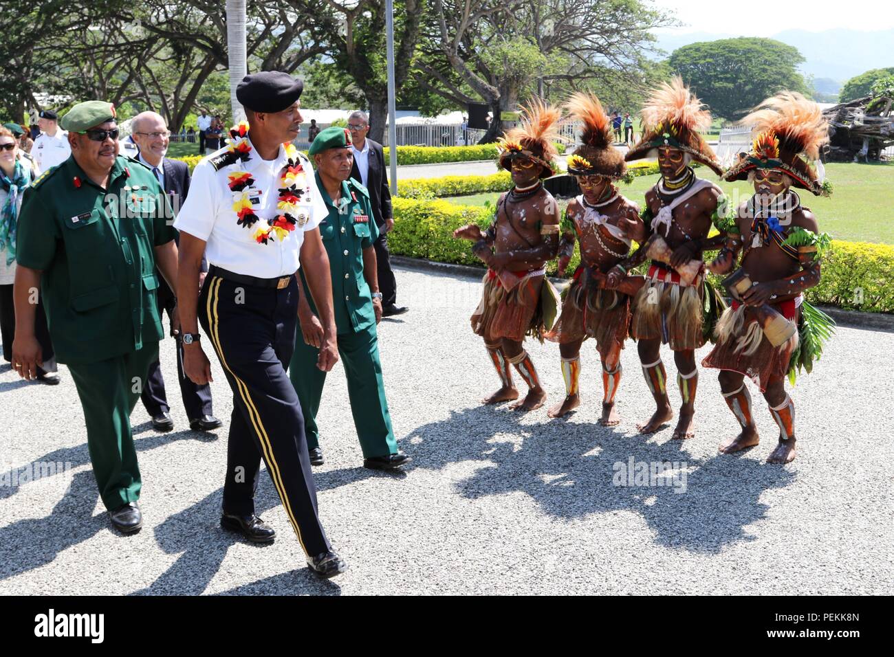 Gen. Vincent K. Brooks, commander, U.S. Army Pacific, passes ...