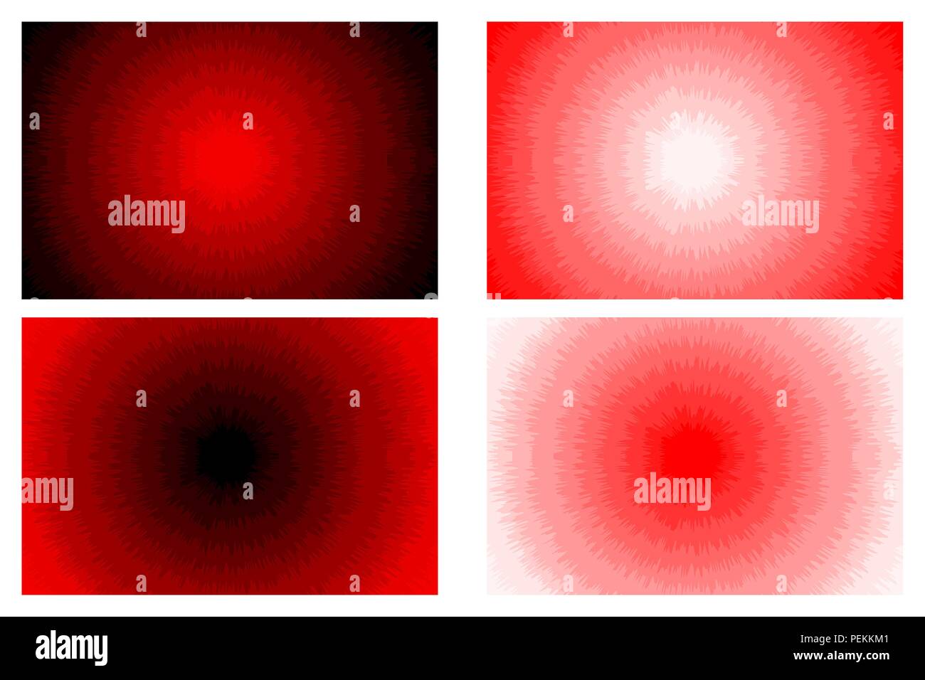 Explosion - abstract red vector pattern - set Stock Vector Image & Art ...